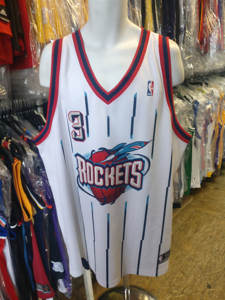 Vtg #3 STEVE FRANCIS Houston Rockets NBA Reebok Authentic Jersey 56 ...
